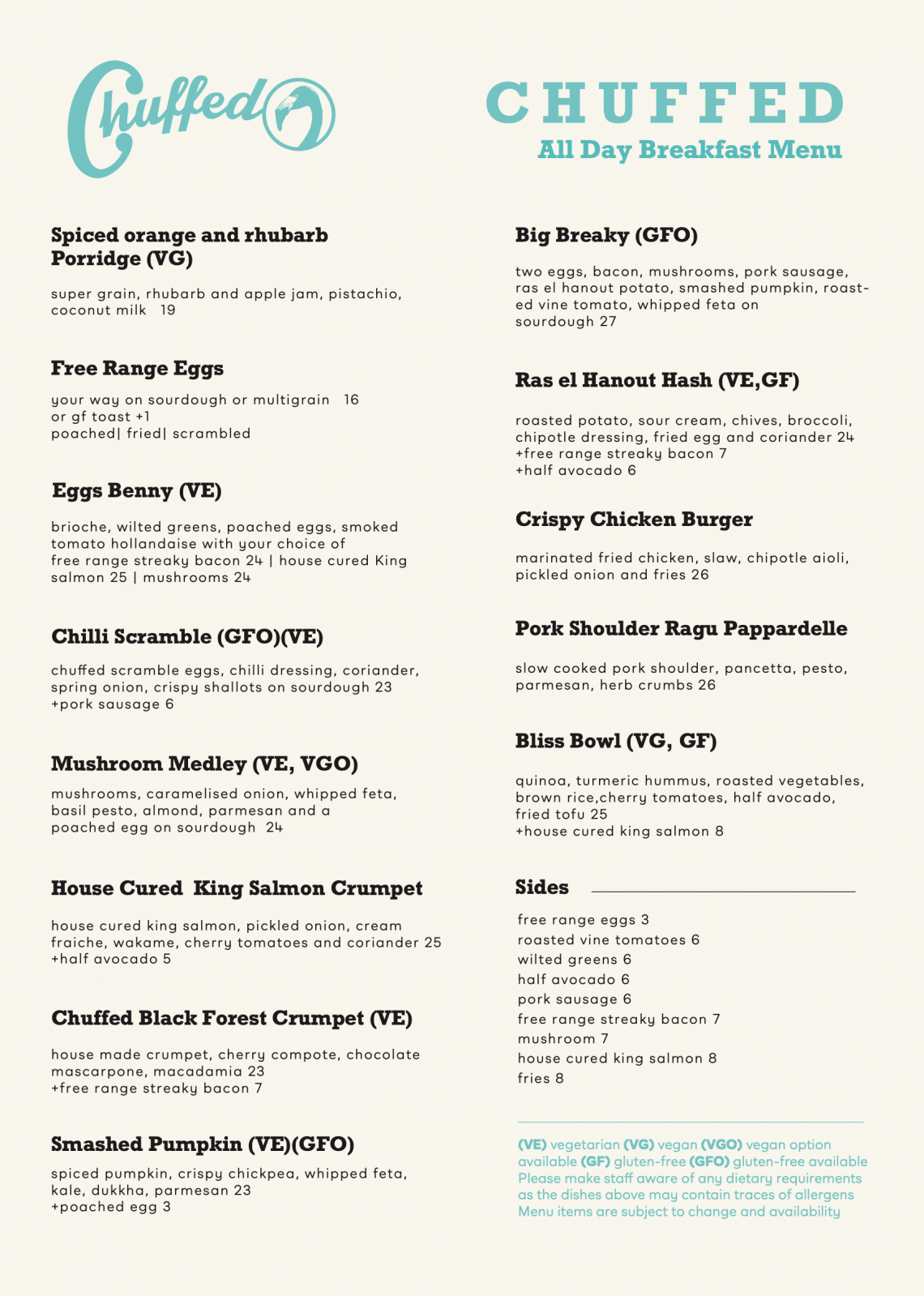 Best Cafe Auckland CBD | High Street | Chuffed